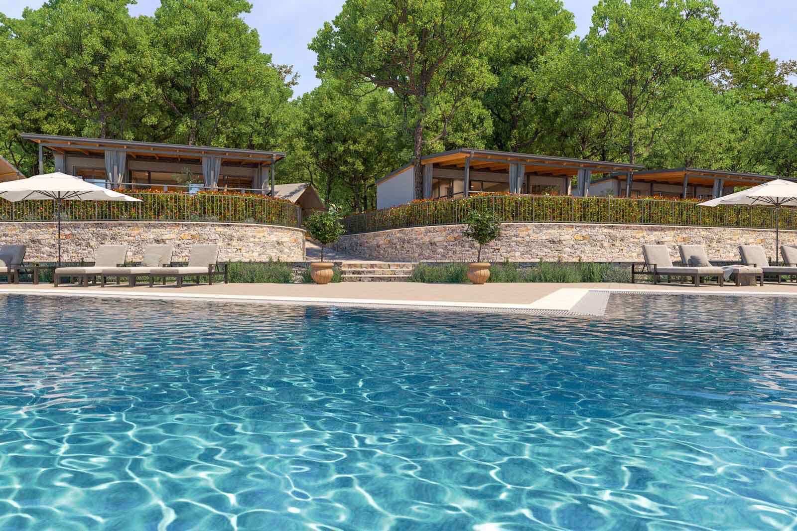 Mobilne kućice, glamping šatori i parcele - Kamp Banki, Istra